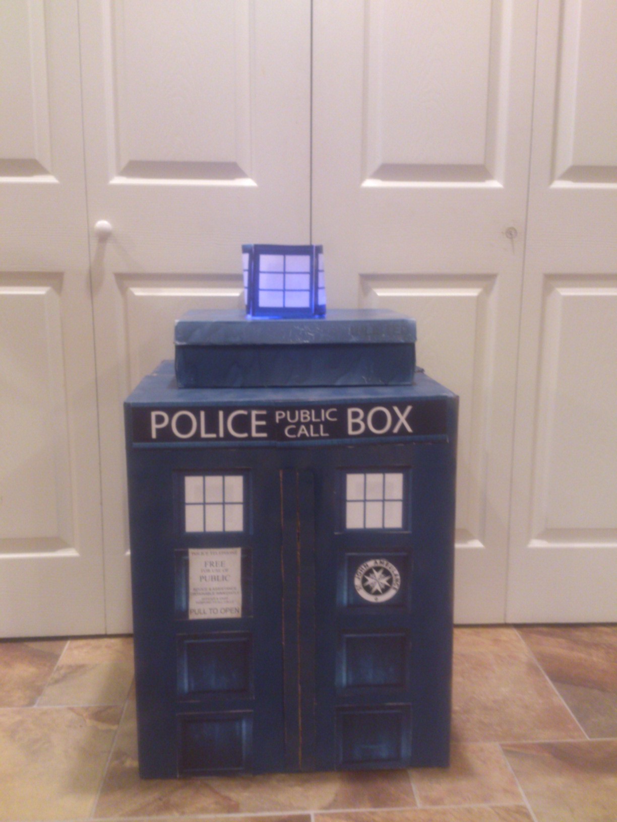Halloween 2013: Time Travel with a Dr. Who Tardis Costume | Bits and Bytes